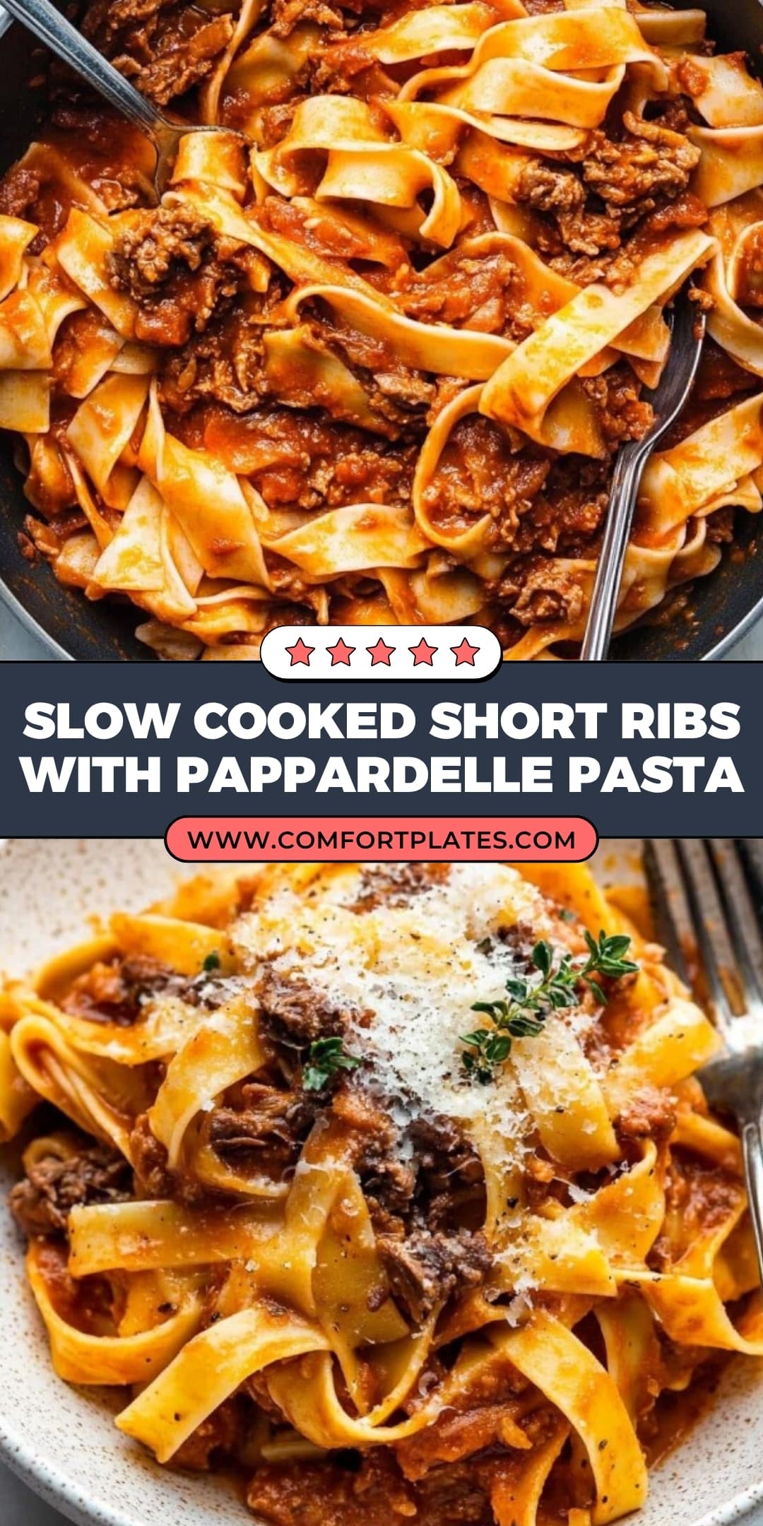 Short Ribs with Pappardelle: Rich, Tender, & Easy Comfort