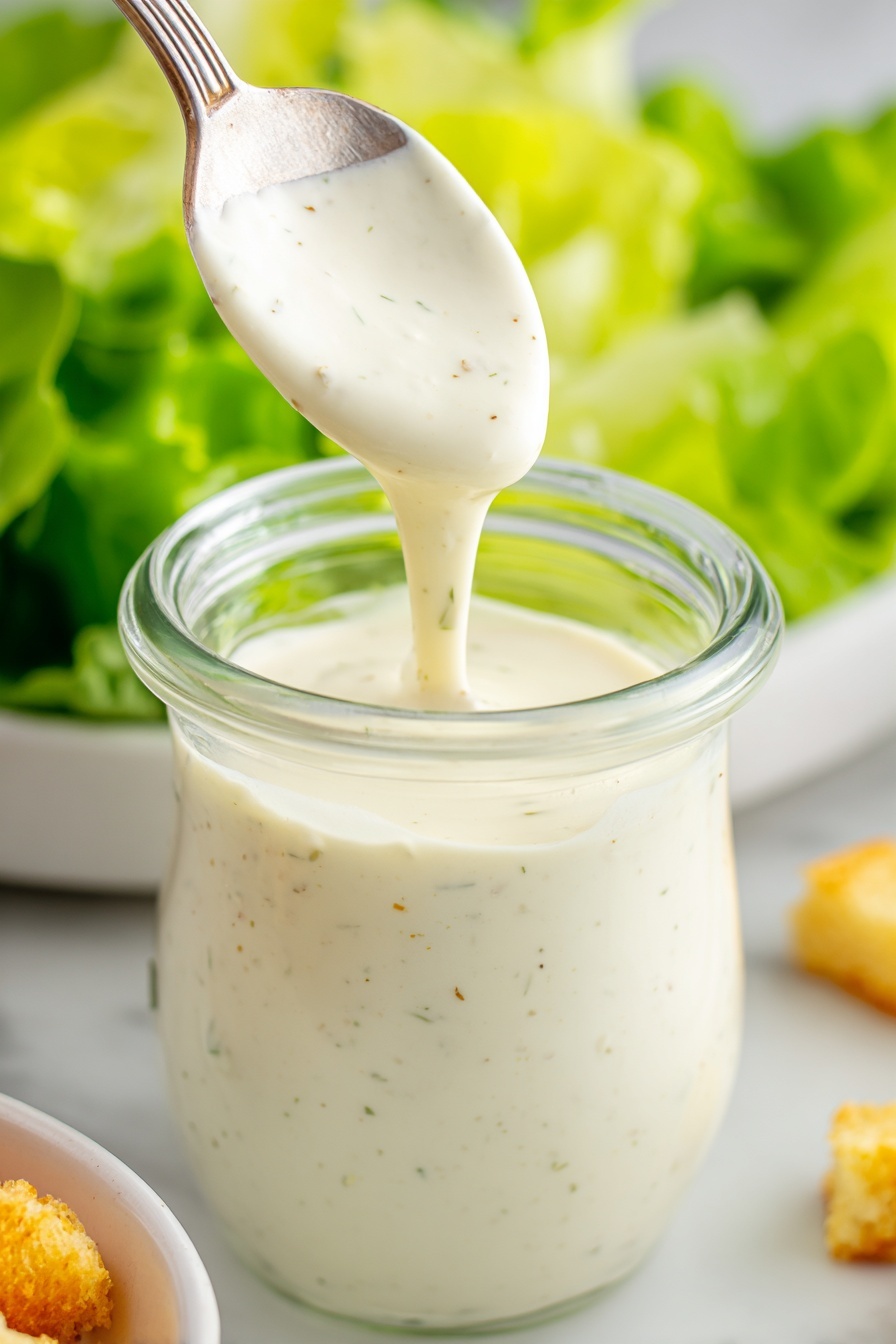 Creamy Lemon Salad Dressing: Bright & Delicious Sauce