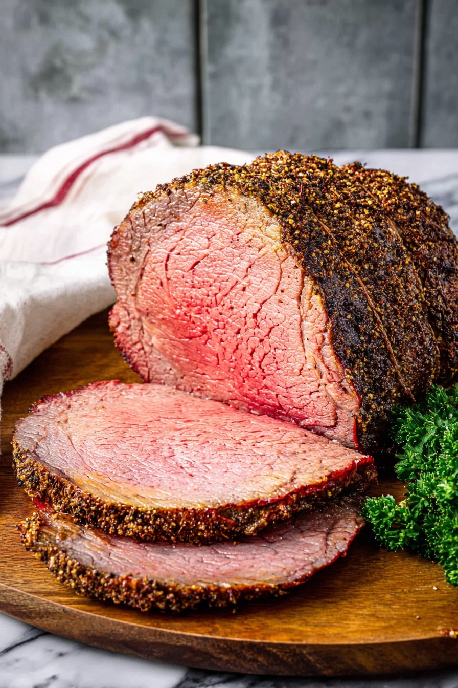 Juicy Oven-Roasted Bottom Round Beef: Perfectly Tender & Flavorful