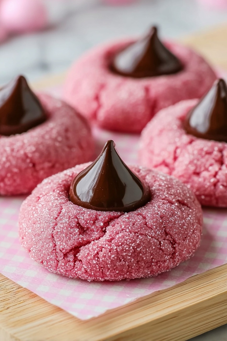 Strawberry Kiss Cookies: Irresistible Fruity Chocolate Cookies