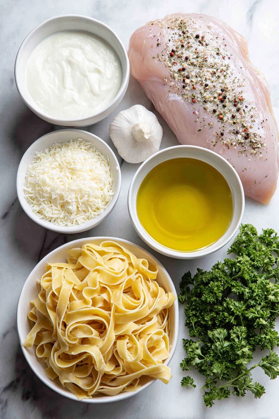 One-Pot Chicken Alfredo Pasta Recipe | Creamy & Easy Dinner