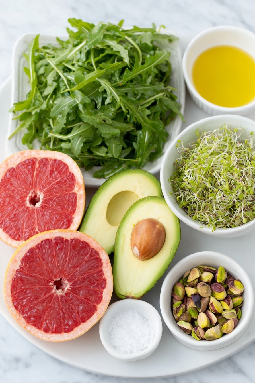 Grapefruit and Avocado Salad with Pistachios – Bright & Refreshing